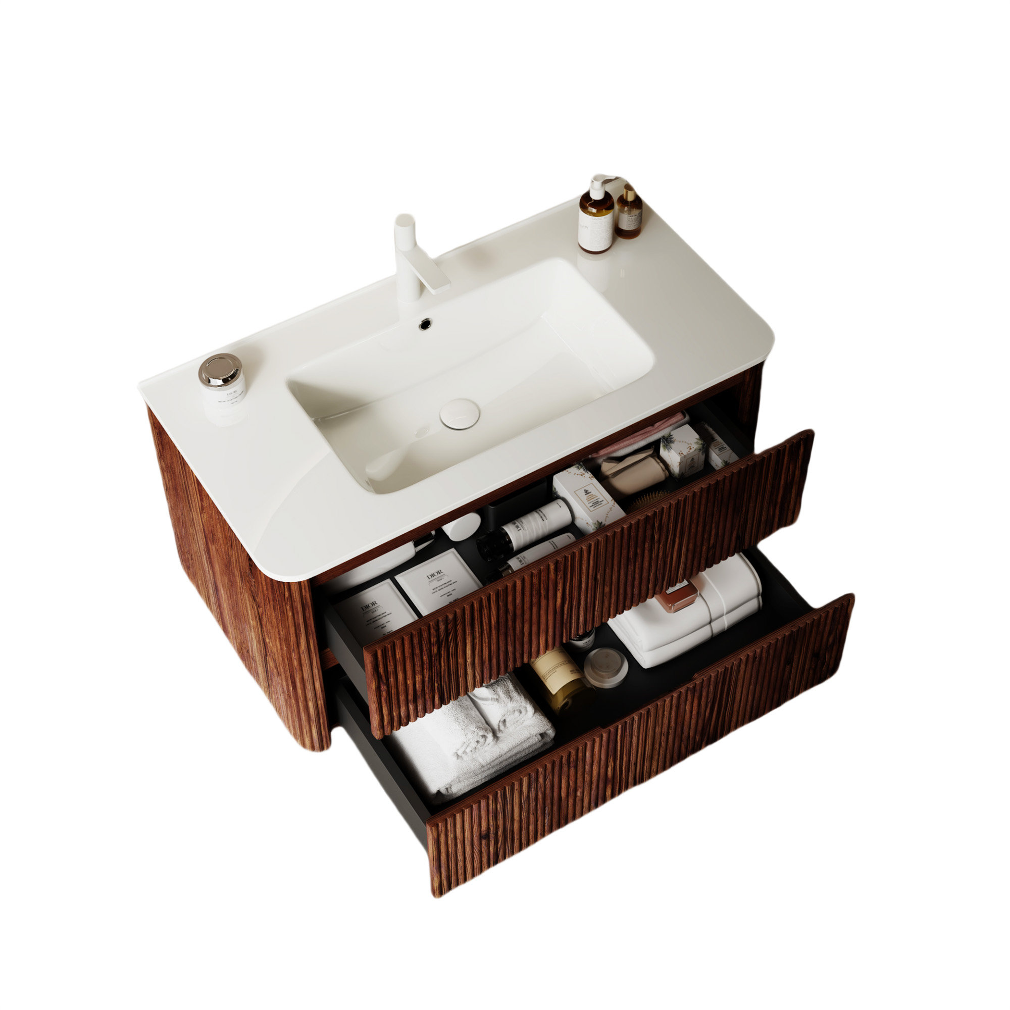 Ebern Designs Meuble-lavabo avec lavabo 36 po NOOR - Wayfair Canada