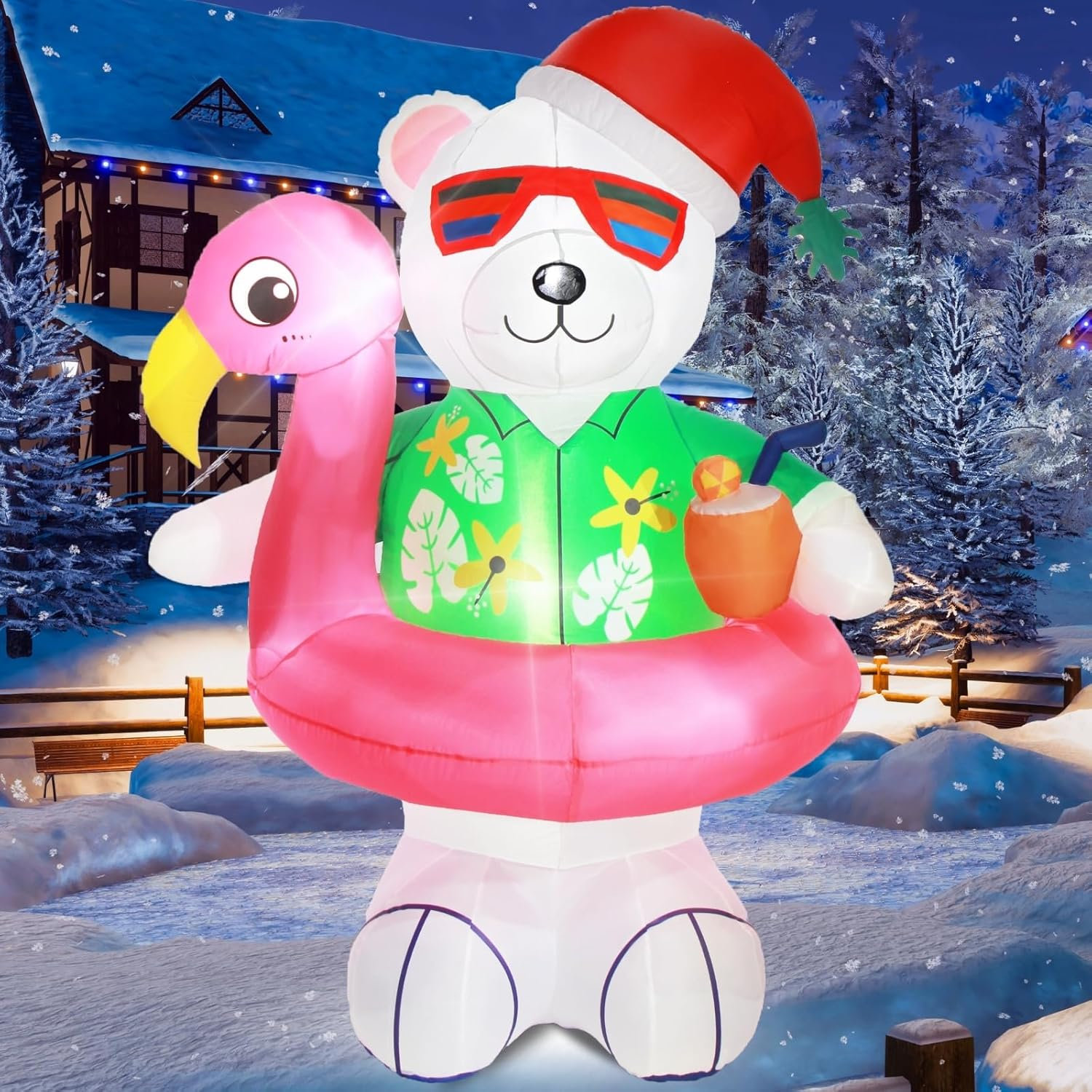 The Holiday Aisle® Christmas Inflatables Outdoor Decorations 6Ft Giant ...