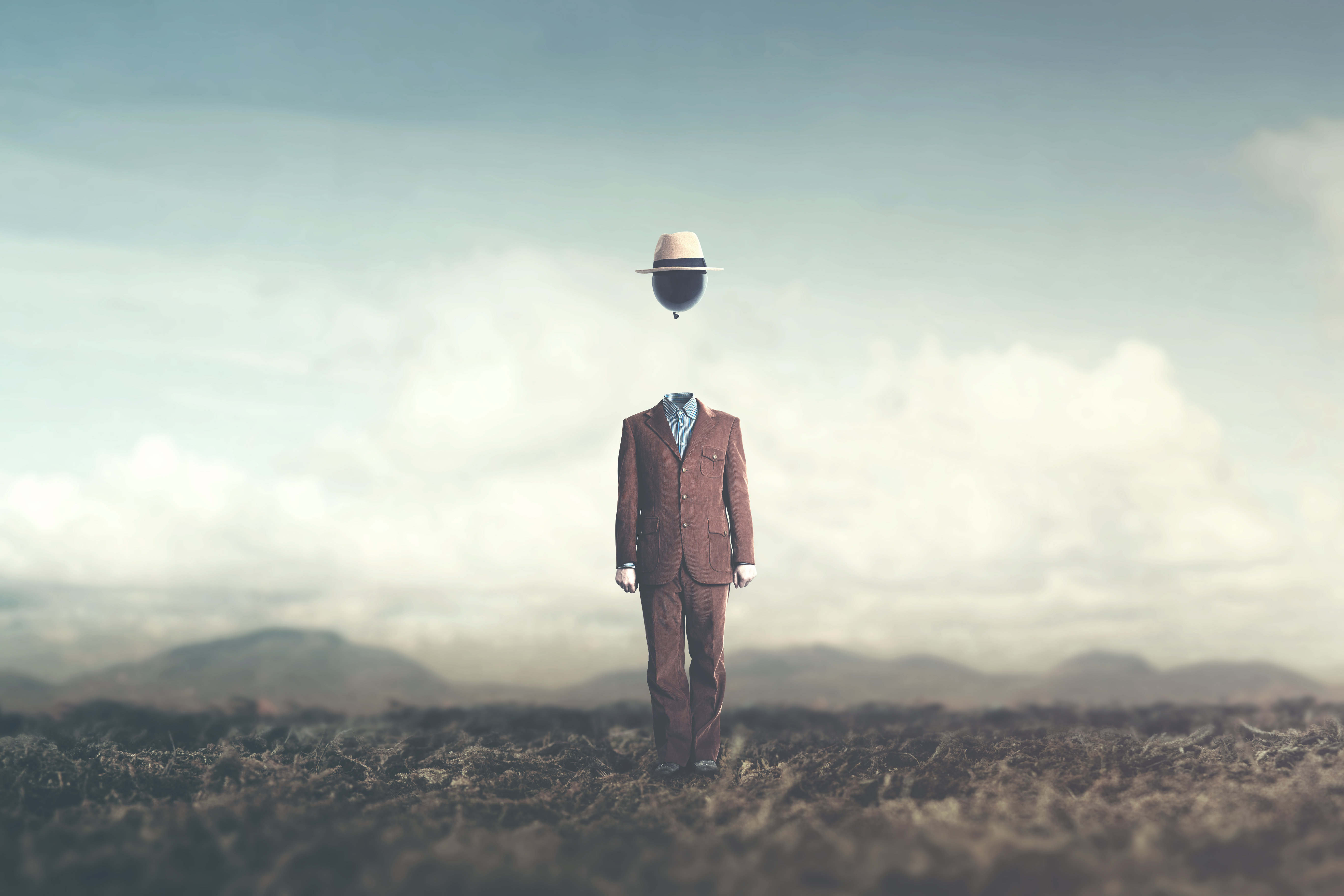 Trinx Surreal Minimalist Man by Francescoch - Wrapped Canvas Graphic ...