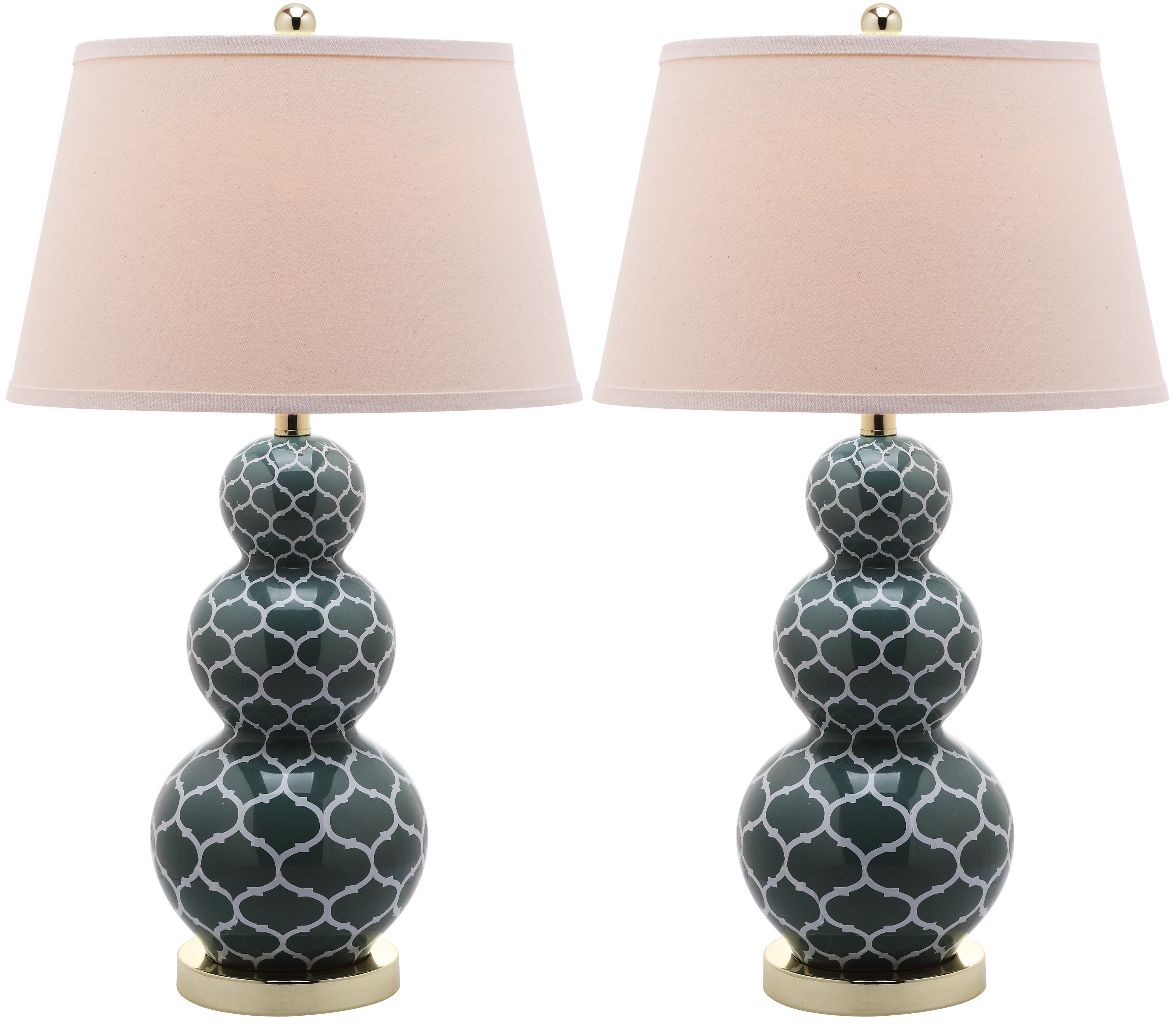 House of Hampton® Kayzleigh Moroccan 1 Light Trellis Gourd Table Lamp ...