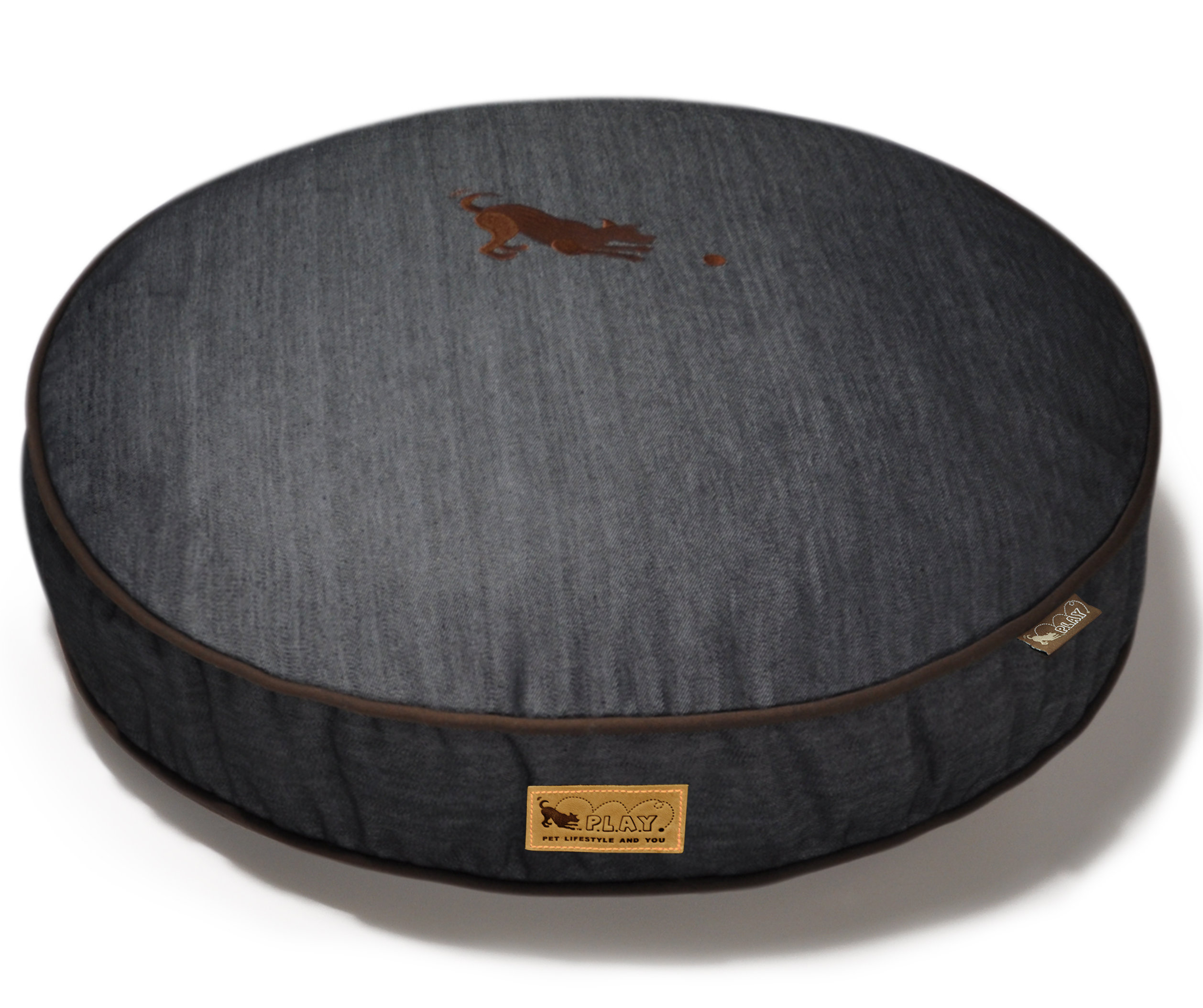 P.L.A.Y. Urban Denim Round Dog Bed Cover & Reviews | Wayfair