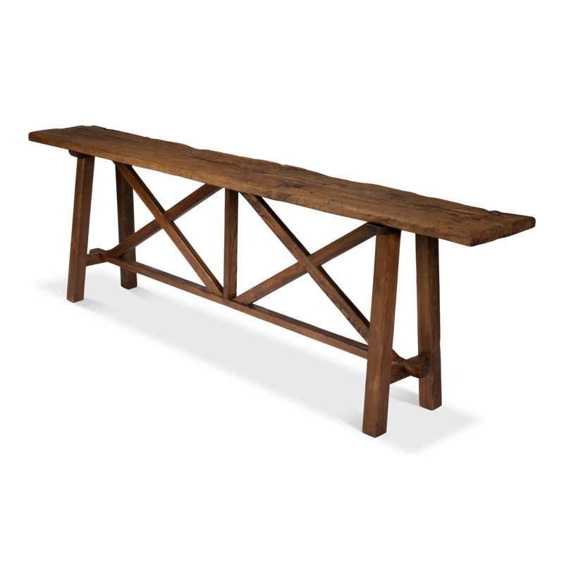 Loon Peak® Berlin 93" Solid Wood Console Table | Wayfair