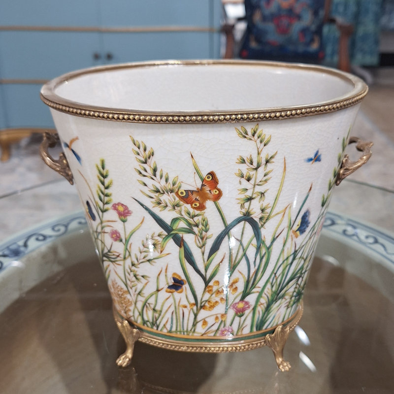 Danny's Fine Porcelain Ceramic Cachepot | Perigold