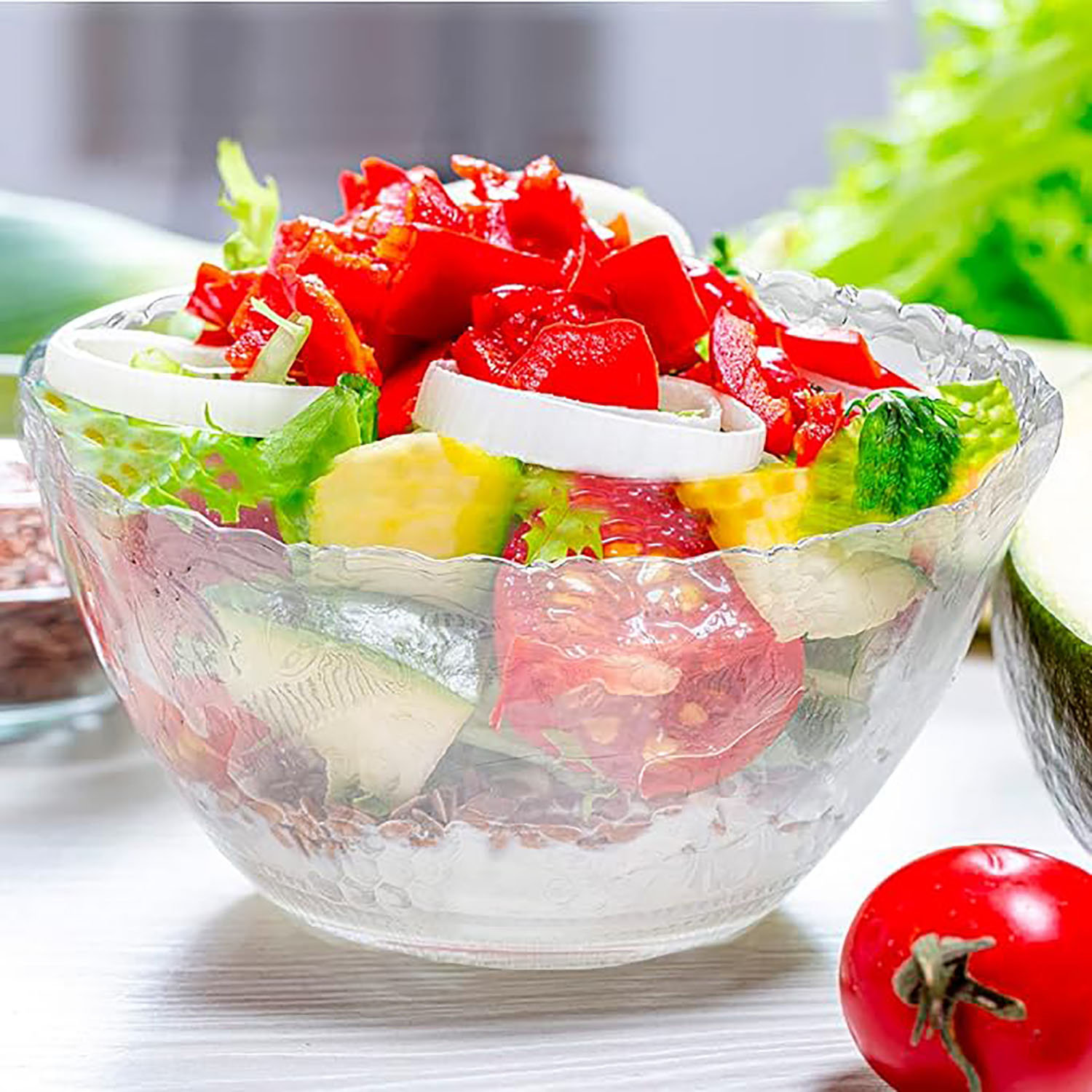 Latitude Run® Plastic Punch Bowl With Ladle – Clear Punch Plastic Bowls ...