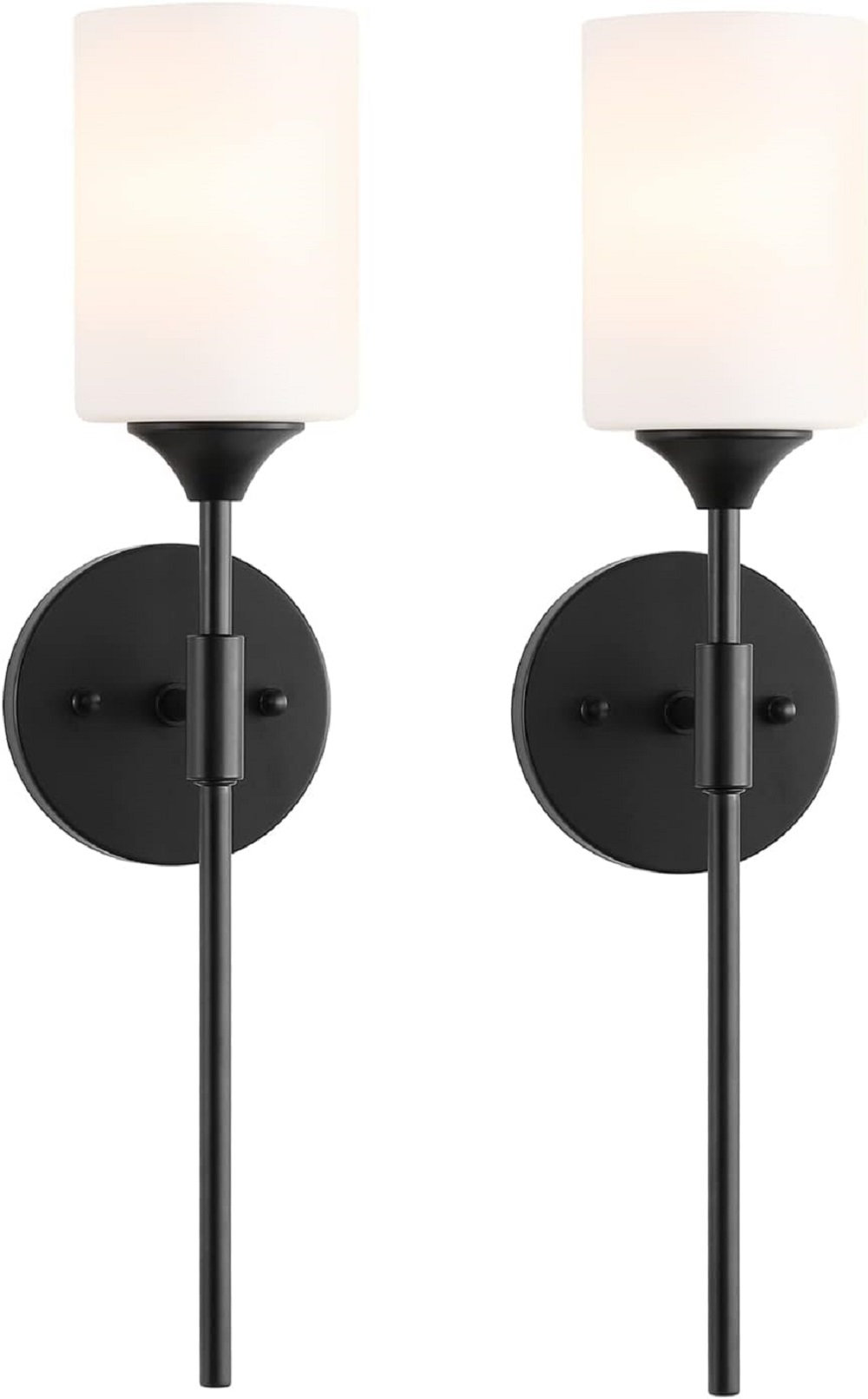 Corrigan Studio® Mid Century Modern Wall Lamp 2 Pack With White ...