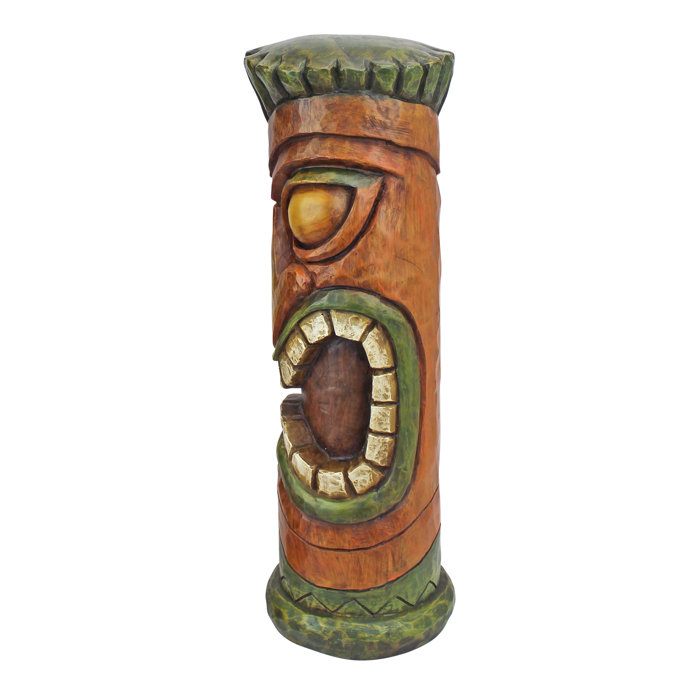 Design Toscano Aloha Hawaii Tiki Moai Haku Hana Statue & Reviews | Wayfair