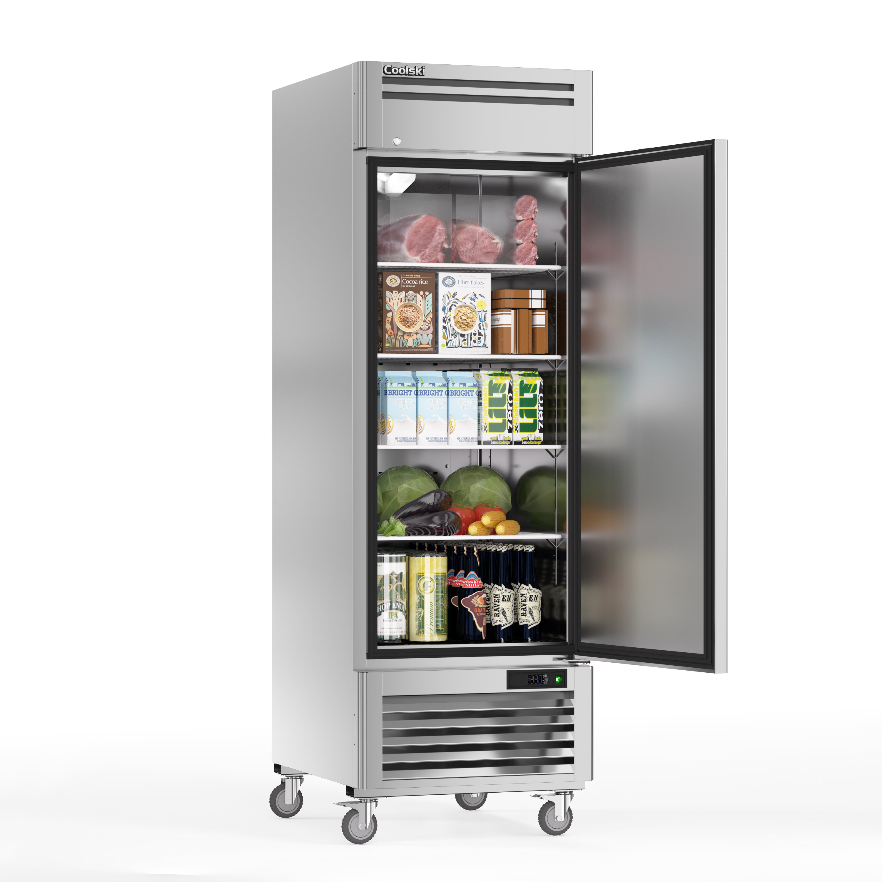 Coolski CMF Coolski 27" W Commercial Refrigerator, 19.32 Cu.ft Single ...