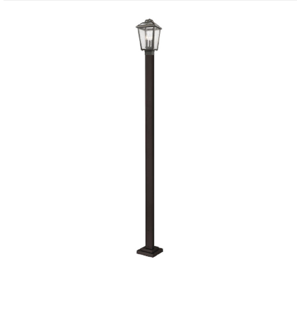 Laurel Foundry Modern Farmhouse Saxon Outdoor 3-Light Lamp Post ...