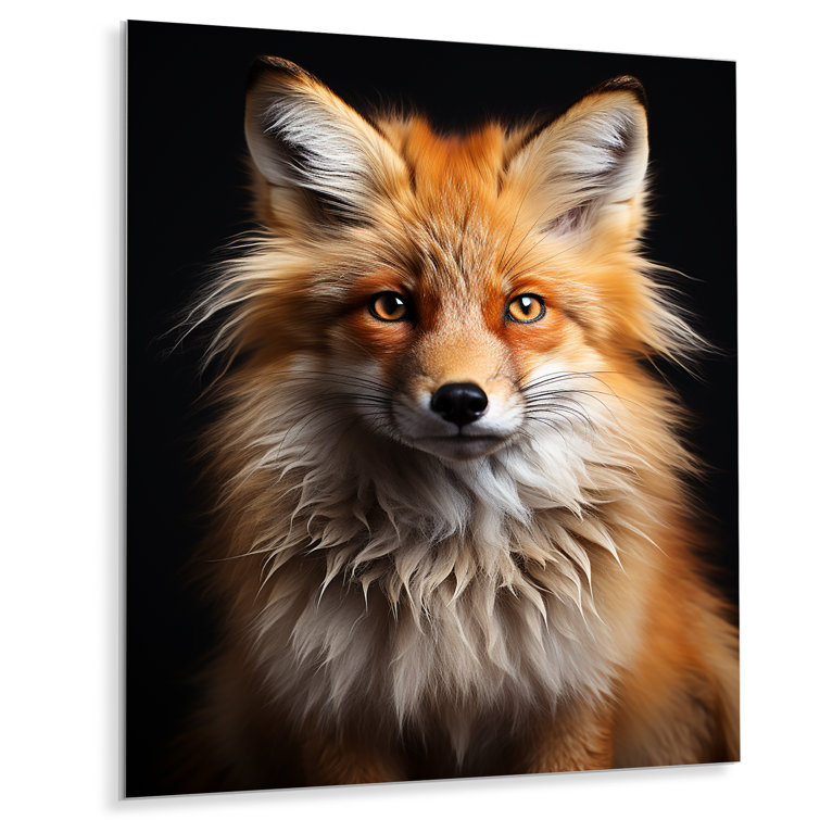 Latitude Run® Orange Fox Guardian - Animals Metal Wall Art - Wayfair Canada