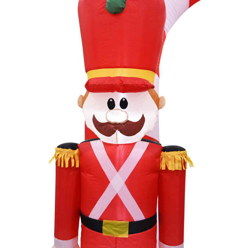 The Holiday Aisle® Soldier Arch Inflatable | Wayfair