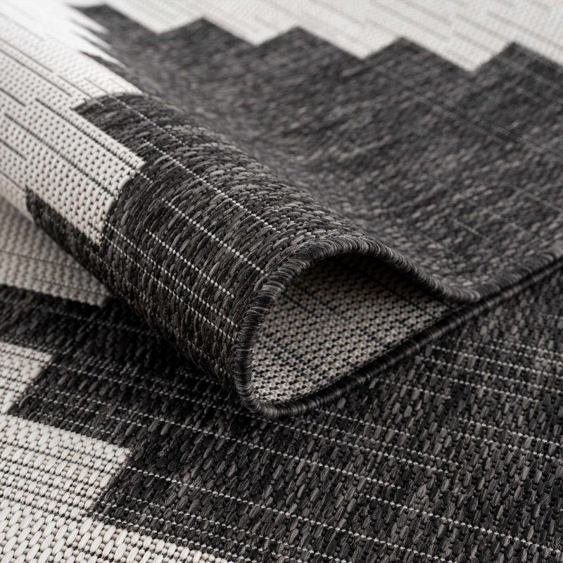 AllModern Mortimer Machine Woven Indoor/Outdoor Rug & Reviews | Wayfair