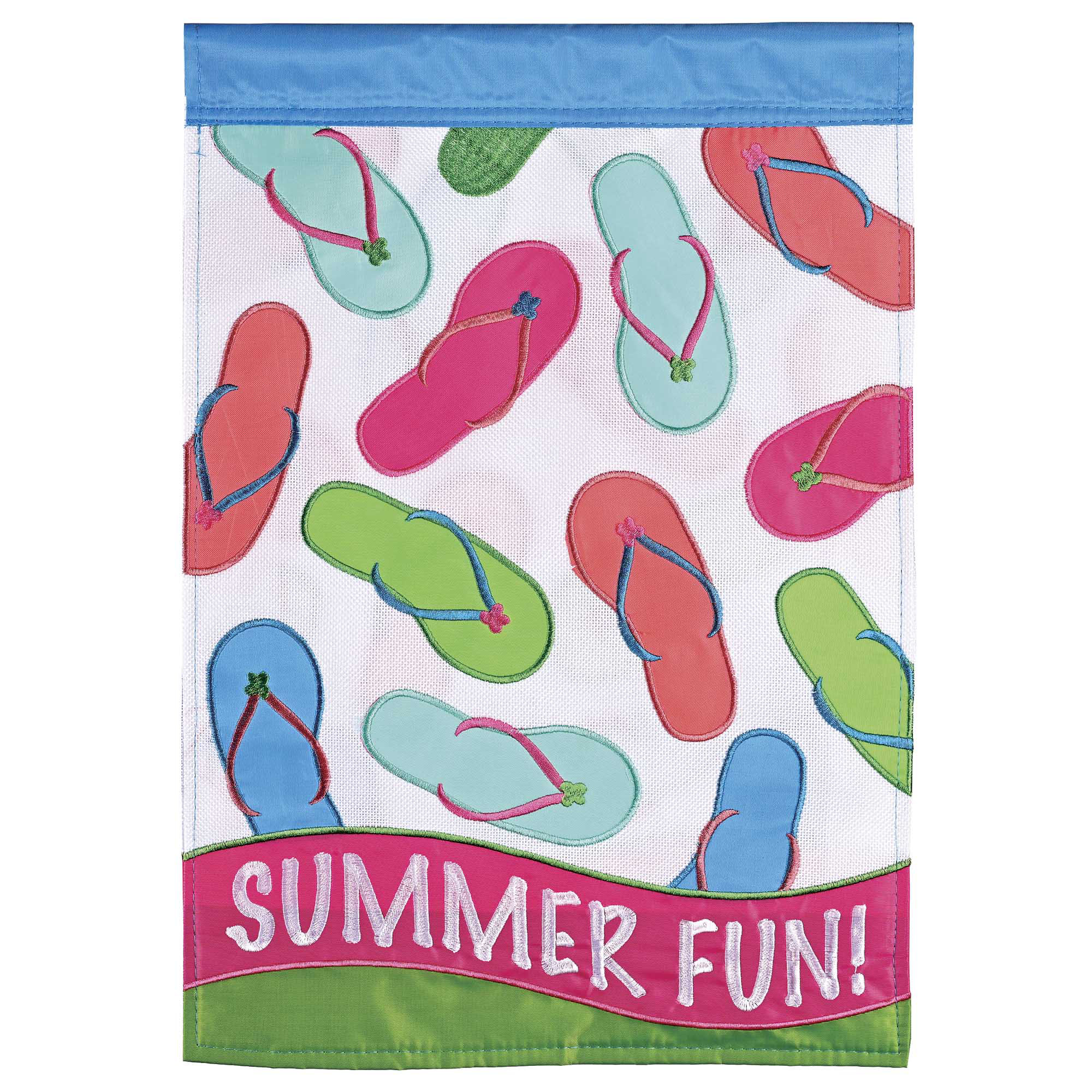 Ophelia & Co. Flag Summer Fun Flip Flops 13x18 | Wayfair