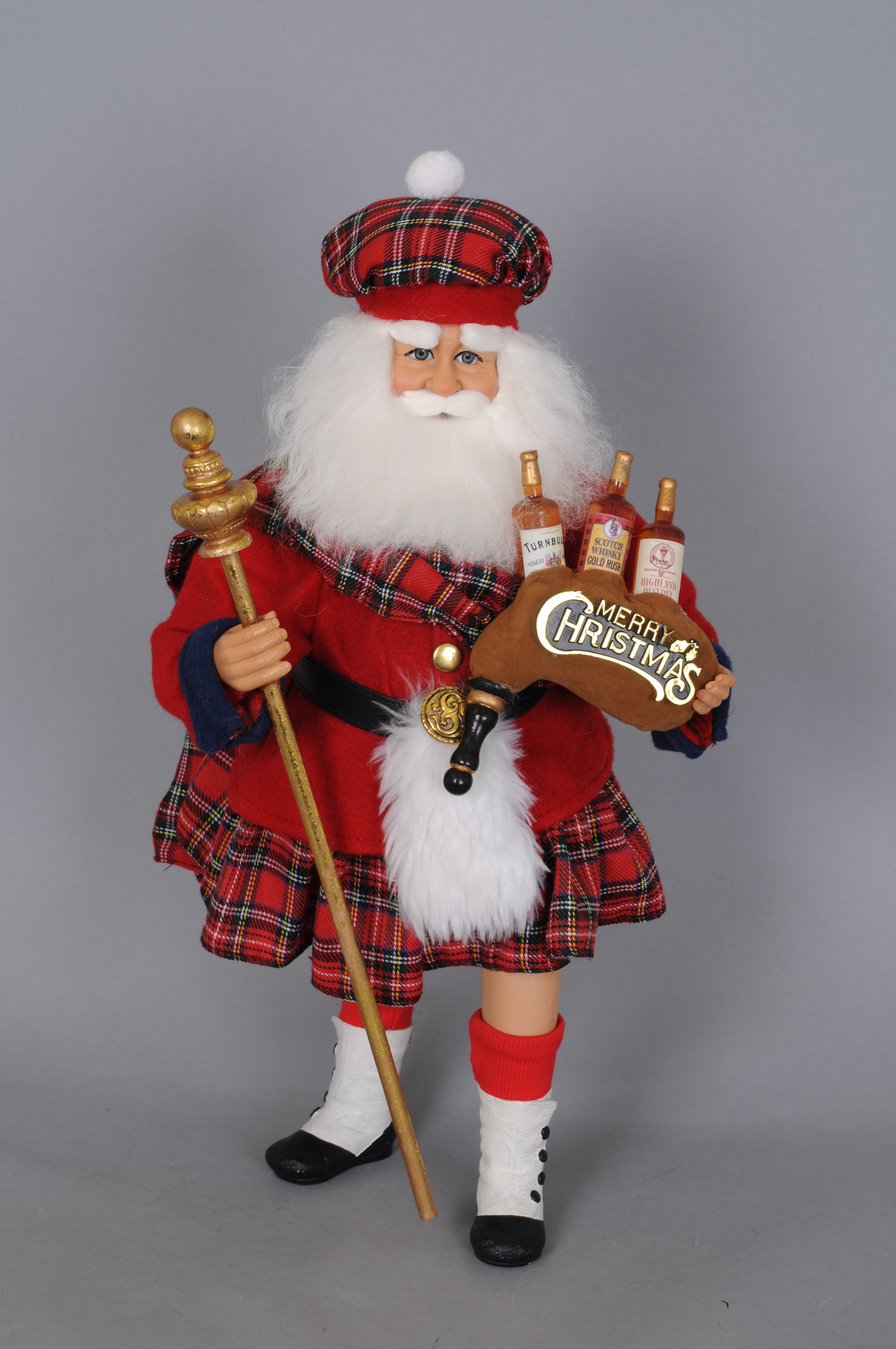 Karen Didion Originals Scottish Santa Figurine & Reviews | Wayfair