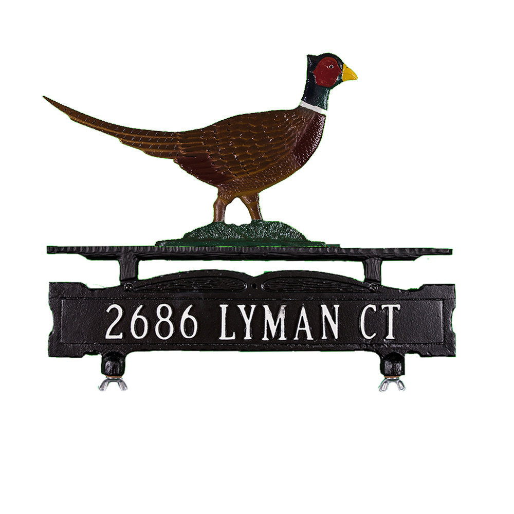 Montague Metal Products Inc. 1-Line Mailbox Sign | Wayfair