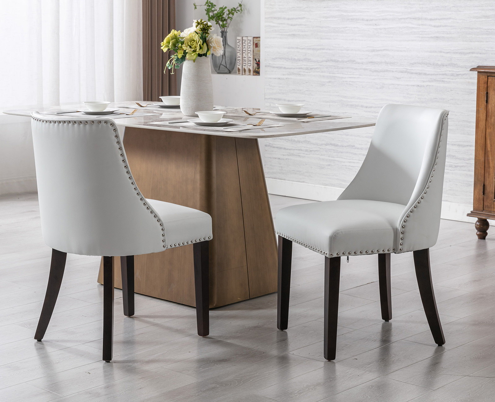 Red Barrel Studio® Faraja Solid Back Side Chair & Reviews | Wayfair