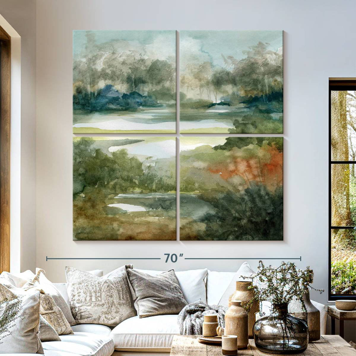 Wade Logan® Calm Converging Streams | Wayfair