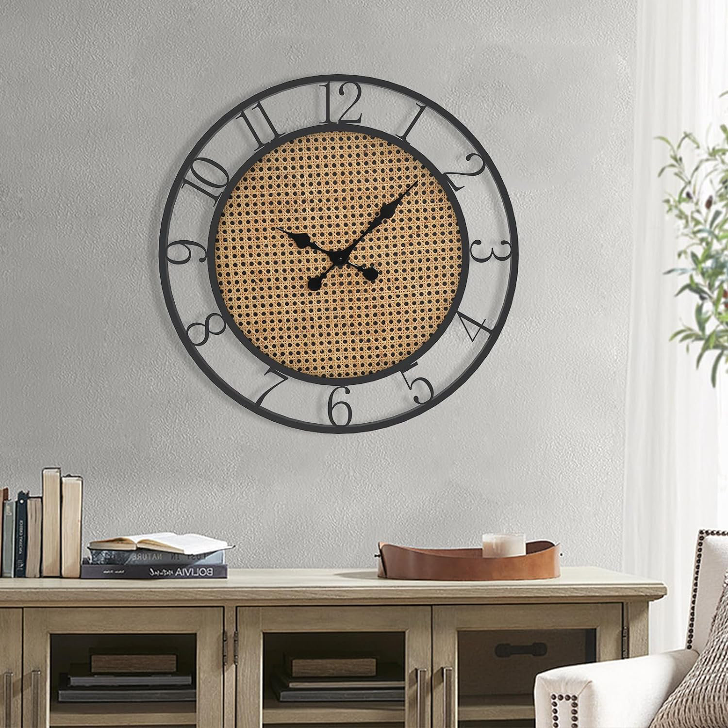 Bay Isle Home™ Crosstown Solid Wood Wall Clock | Wayfair