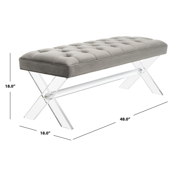 Mercer41 Bree Upholstered Bench & Reviews | Wayfair