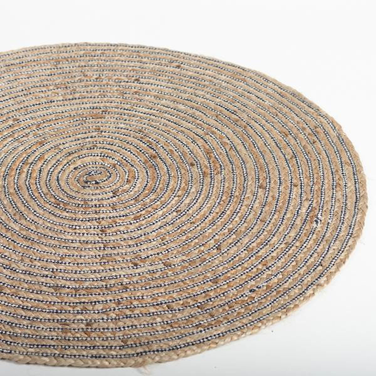 Bayou Breeze Round Omaha Braided Jute/Sisal Brown Area Rug | Wayfair