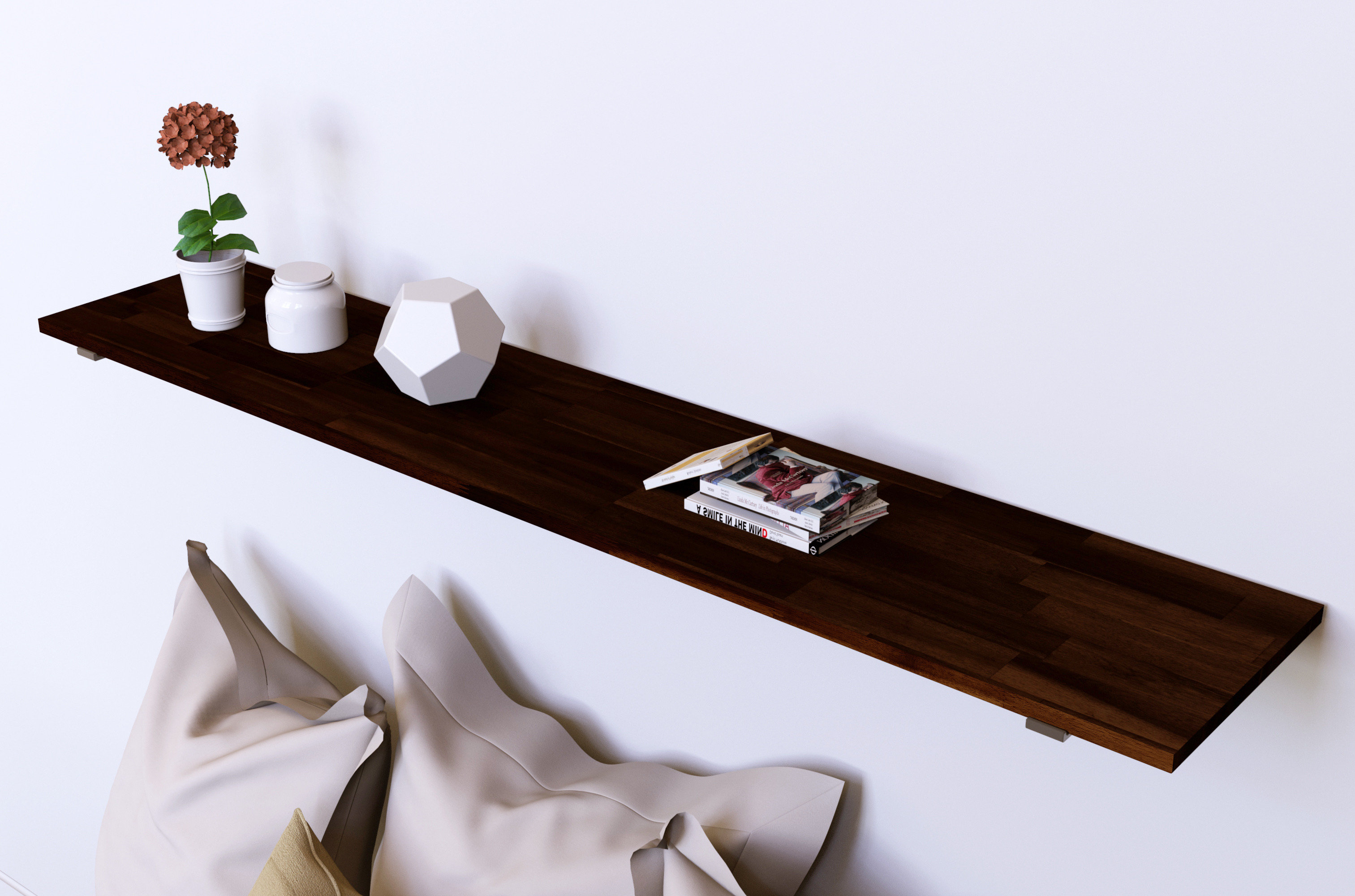 Foundry Select Tablette décorative en bois d'acacia massif Bremer et ...