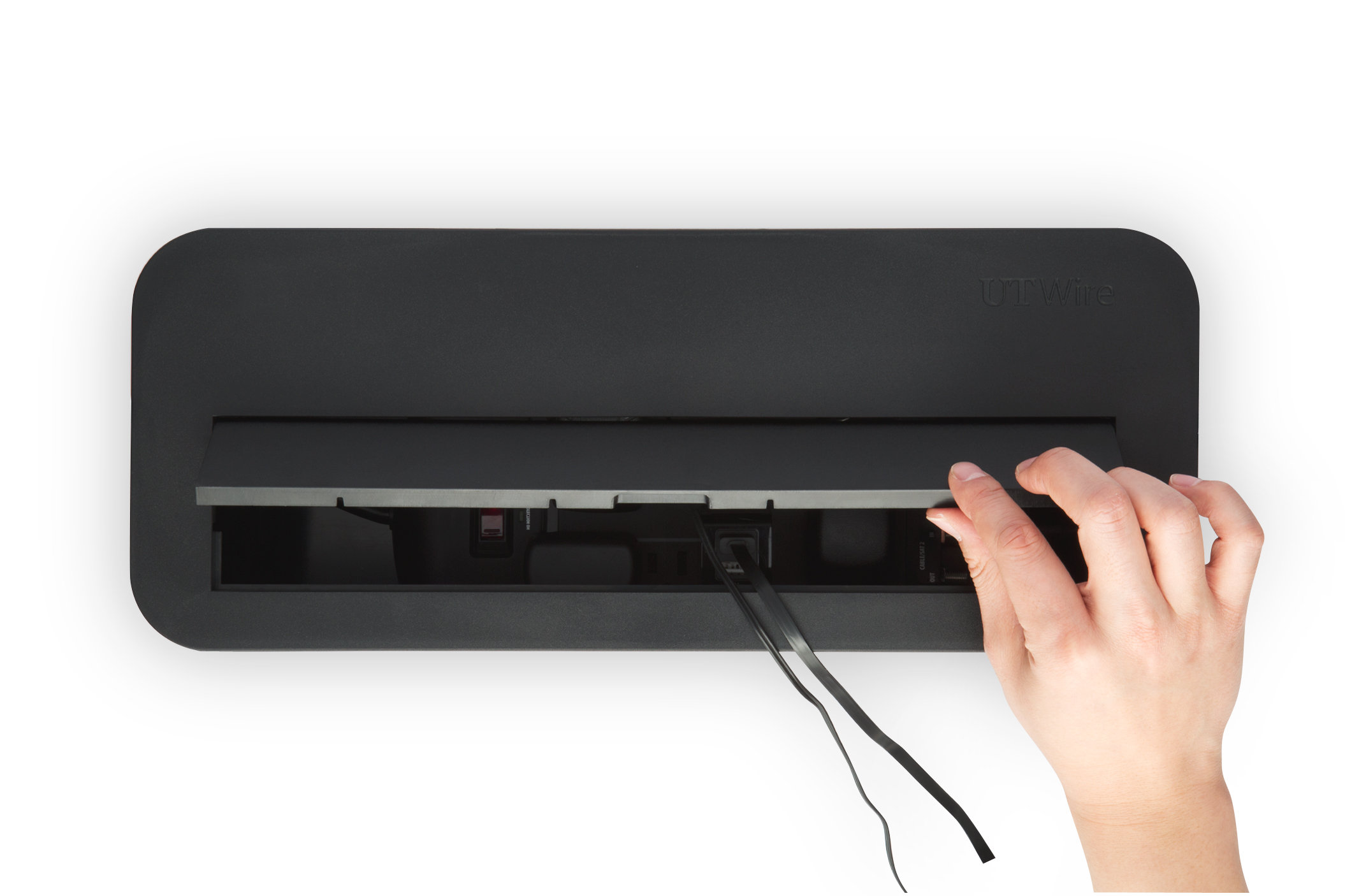 UT Wire In-Box Cable Management Organizing Box for Under Desk & Reviews ...