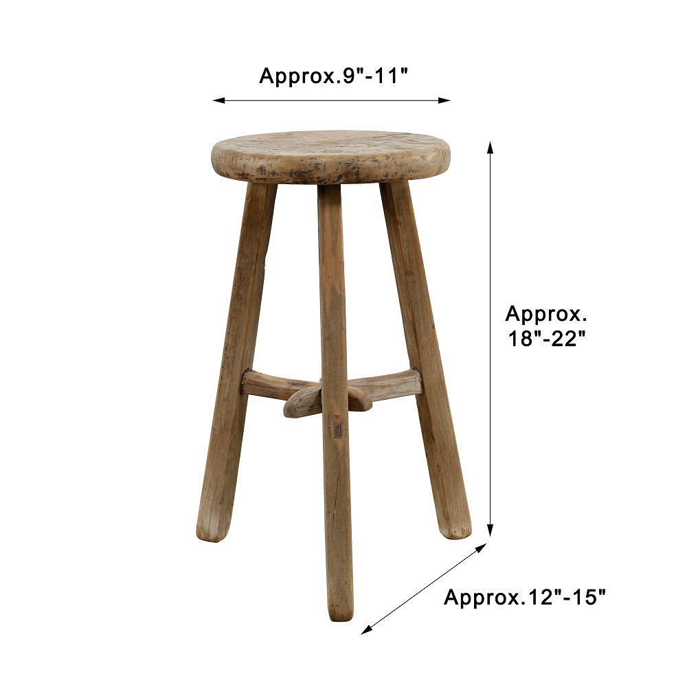 Foundry Select Marquise Solid Wood Utility Stool & Reviews | Wayfair
