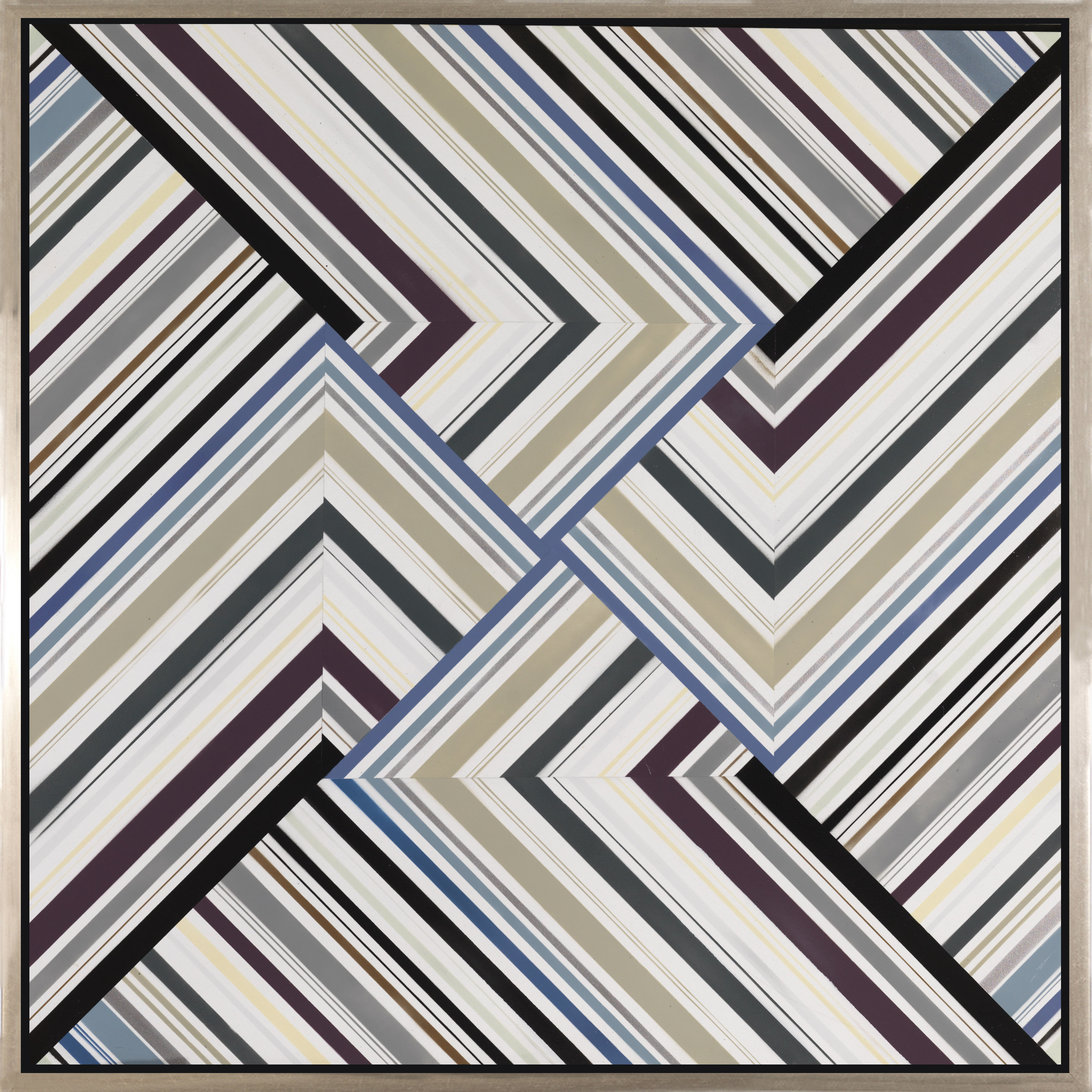 CHC Art, Inc. Linear Paradox II - Floater Frame Graphic Art on Canvas ...