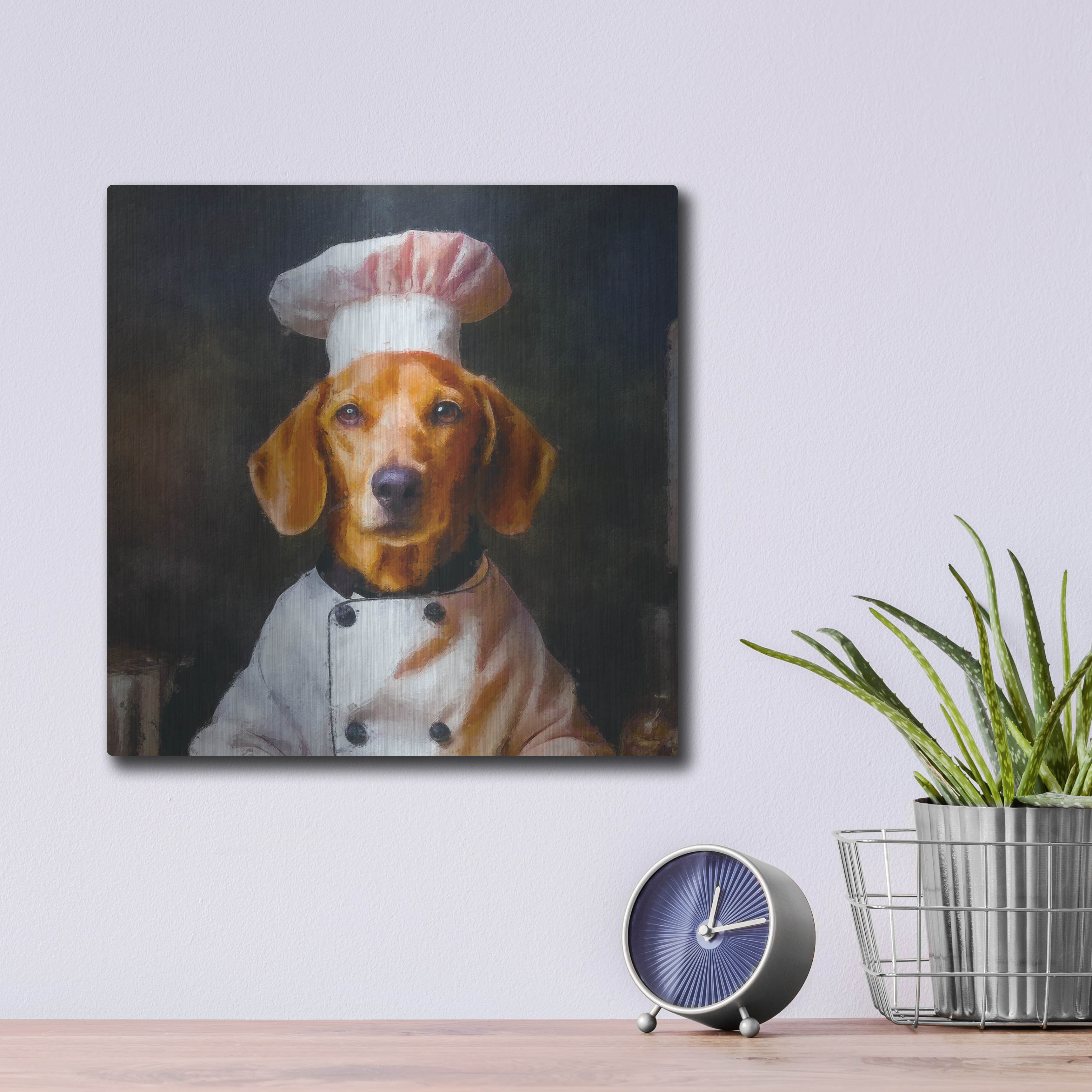Trinx 'Chef Woof' by Sean Parnell Metal Wall Art, | Wayfair