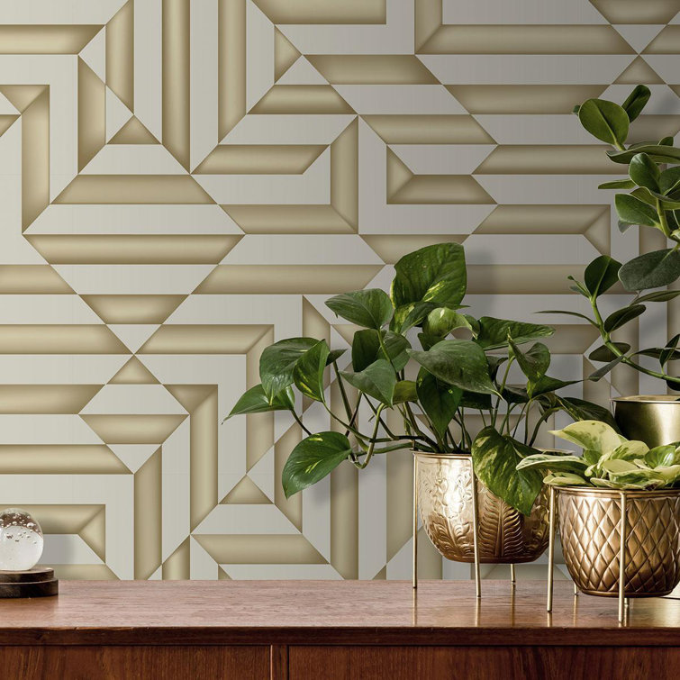 Metro Lane Avraj 10m x 53cm Matte Wallpaper Roll | Wayfair.co.uk