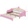 Gemma Violet Modern Upholstered Princess Daybed With Crown Headboard ...