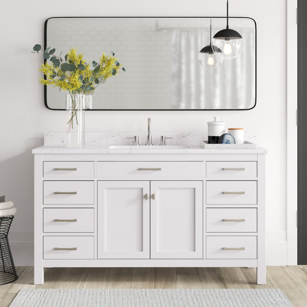 White Bathroom Vanities You'll Love | Wayfair