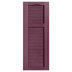 Alpha Shutters Cathedral Top Cottage-style Open Louver Shutters Pair ...