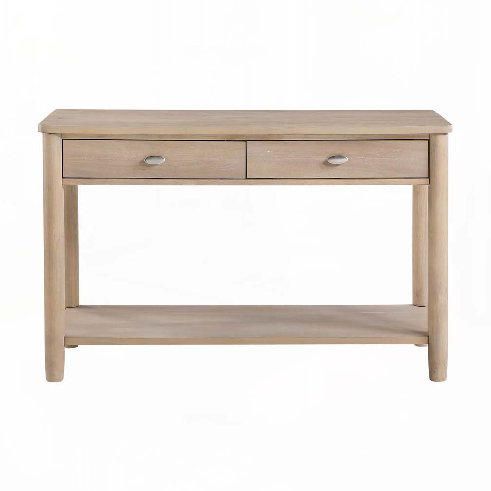 Rosecliff Heights Wood Top Coffee Table with Two Drawer , Open Shelf ...