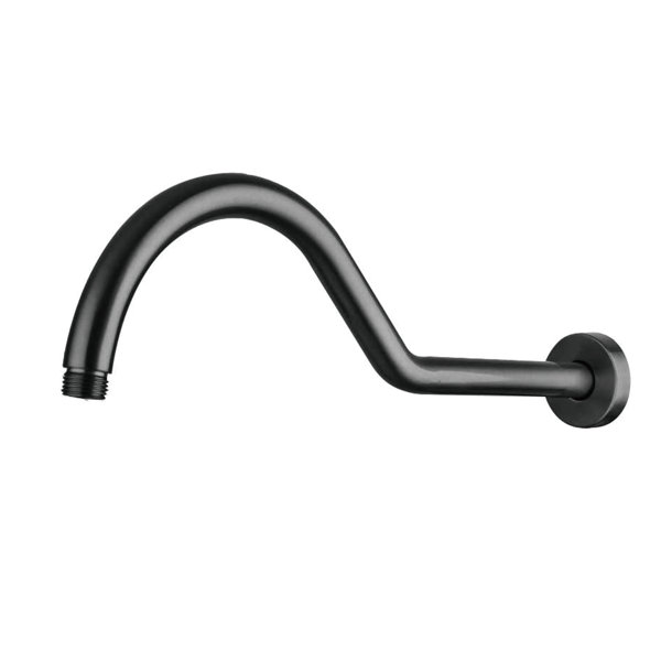 Dcolora Wall Mounted Solid Brass Gooseneck Shower Head Extension Arm ...