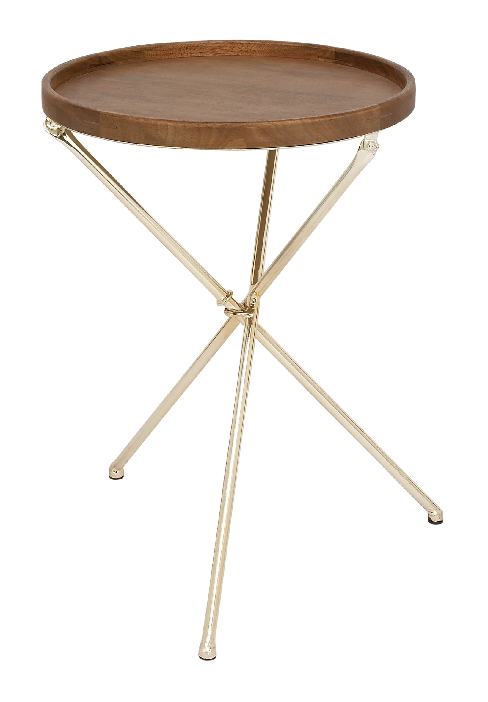 Joss & Main Mollie Metal and Wood Butler Table & Reviews | Wayfair