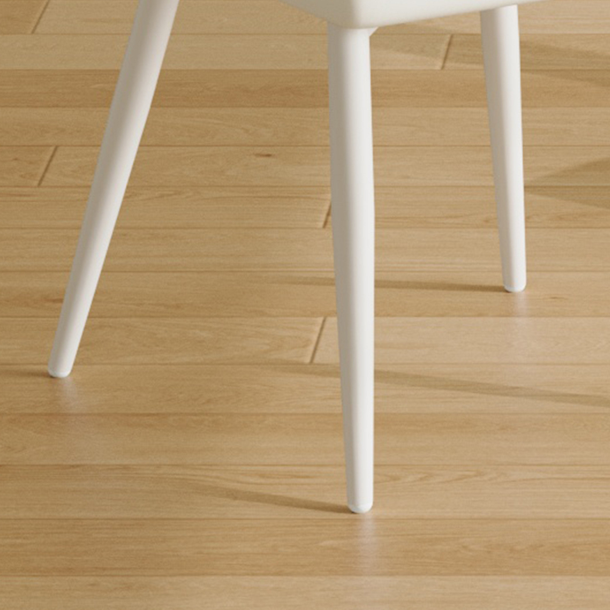 Corrigan Studio Modern Minimalist Chairs, White PU Back And Seat ...