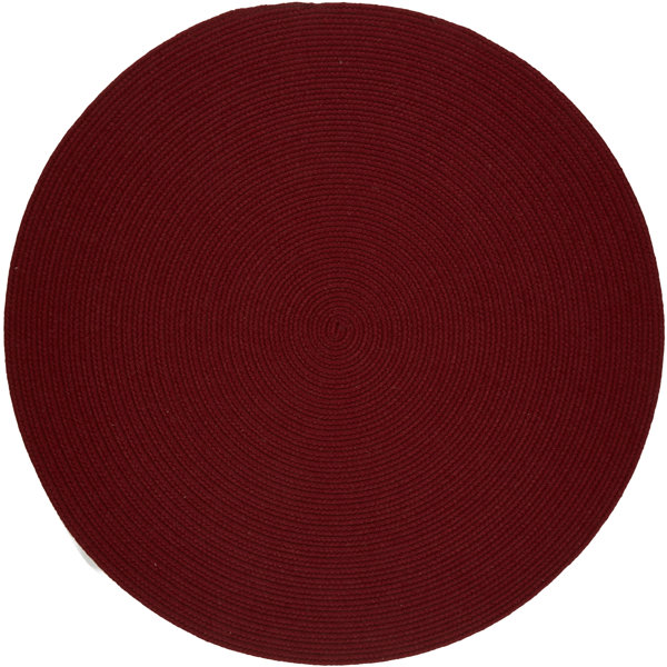 August Grove® Smyth Hand Braided Wool Blood Red Rug & Reviews | Wayfair