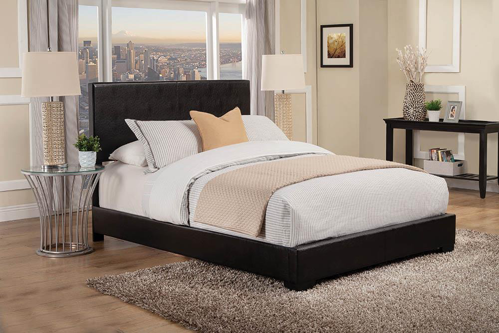 Latitude Run® Conner Eastern King Upholstered Panel Bed | Wayfair