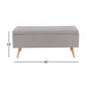 George Oliver Padillo Upholstered Flip Top Storage Bench & Reviews ...