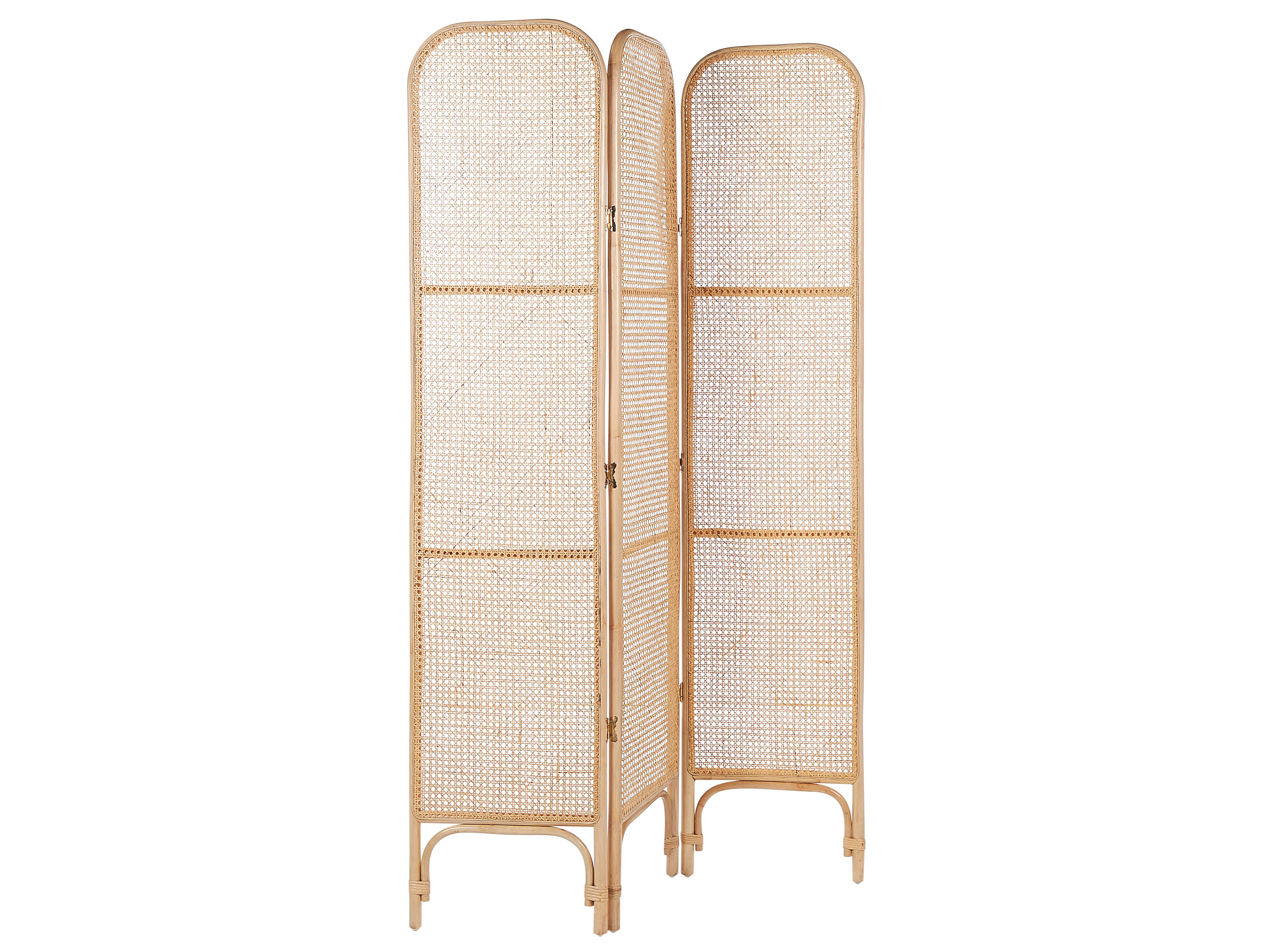 17 Stories Alfrieda 105cm W x 180cm H 3 - Panel Bamboo/Rattan Folding ...