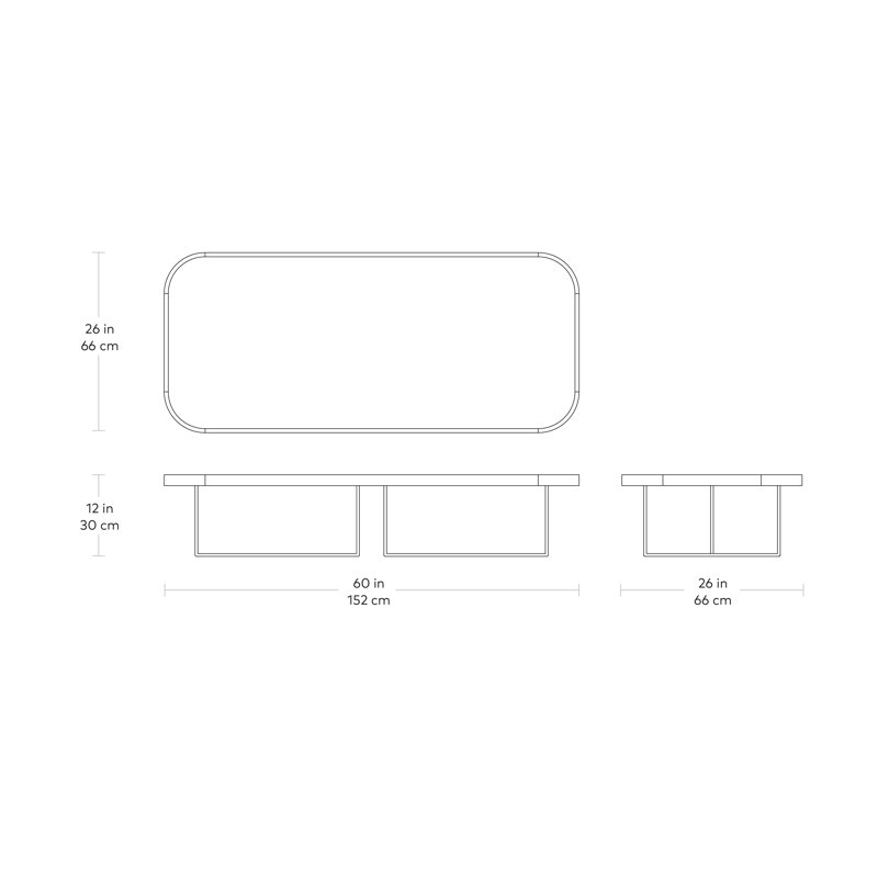 Gus* Modern Porter Coffee Table Rectangle & Reviews | AllModern