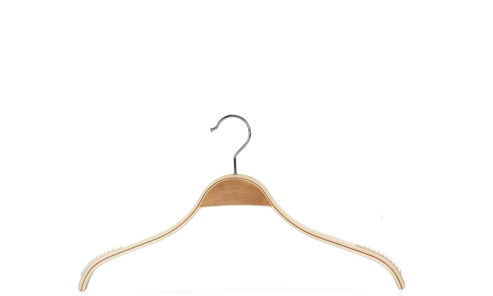 Rebrilliant 1PC Smooth Solid Wood Hanger Non-slip No Trace Hanger For ...