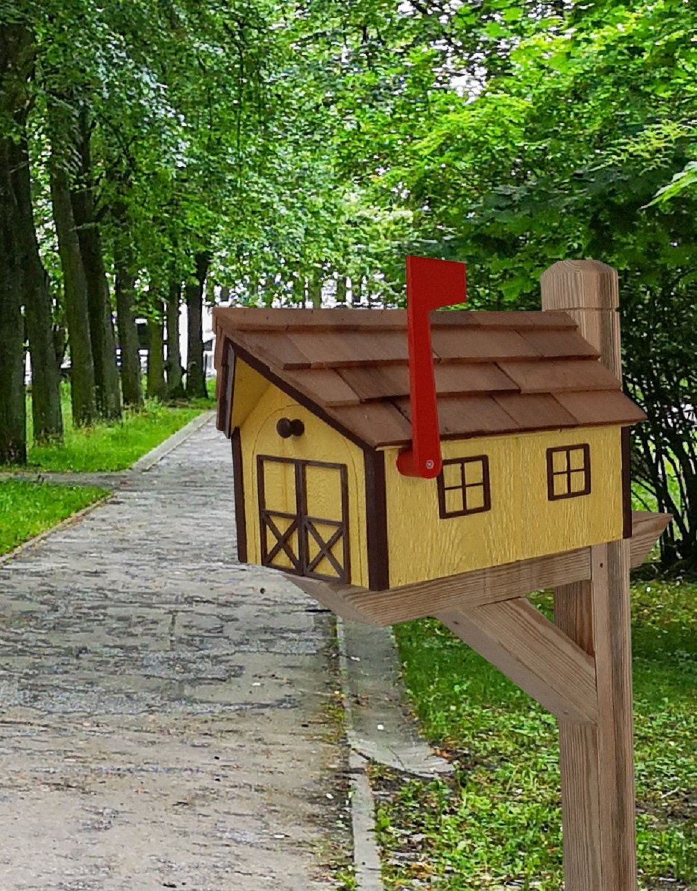 Amish Mailbox + Post Set & Reviews | Wayfair