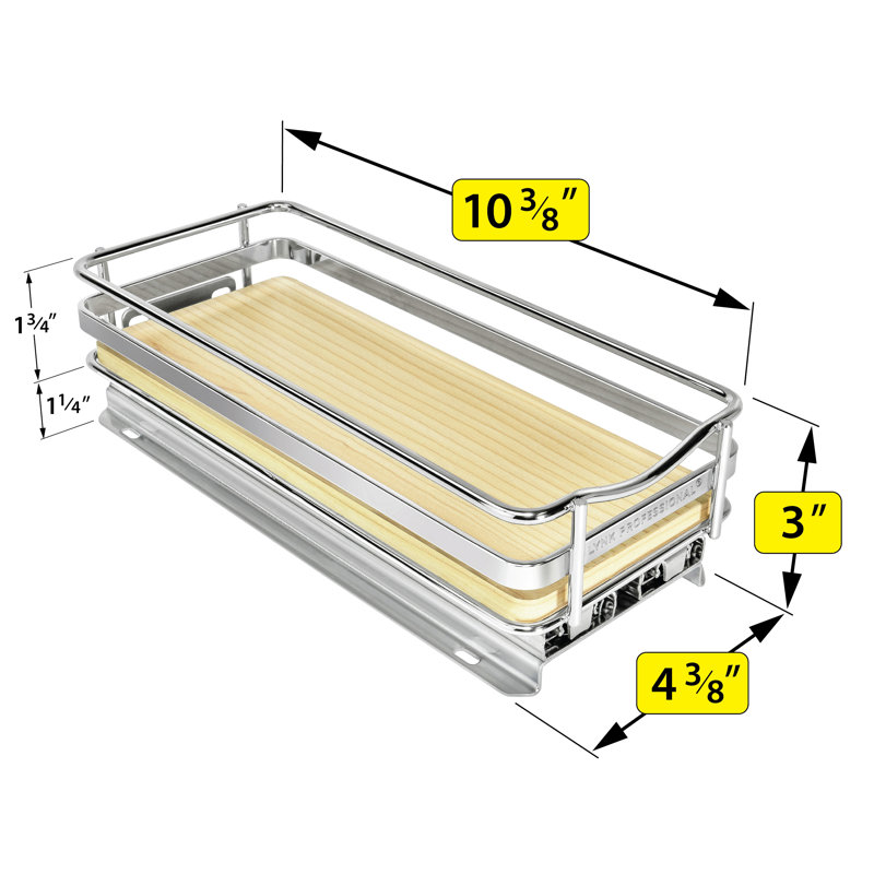 LYNK PROFESSIONAL Élite Pull Out Spice Rack Organizer for Inside ...