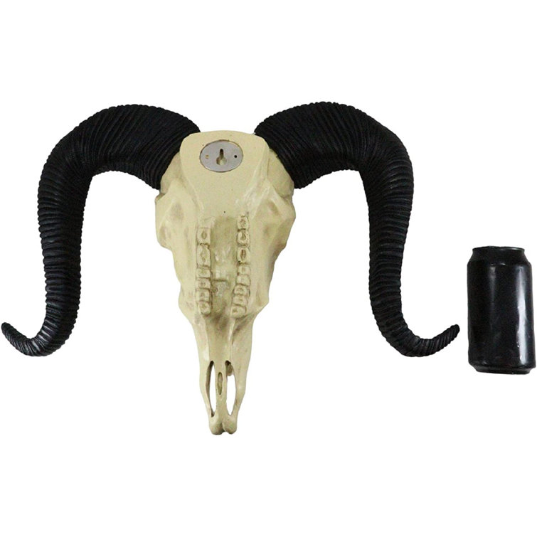 ram skull wall mount