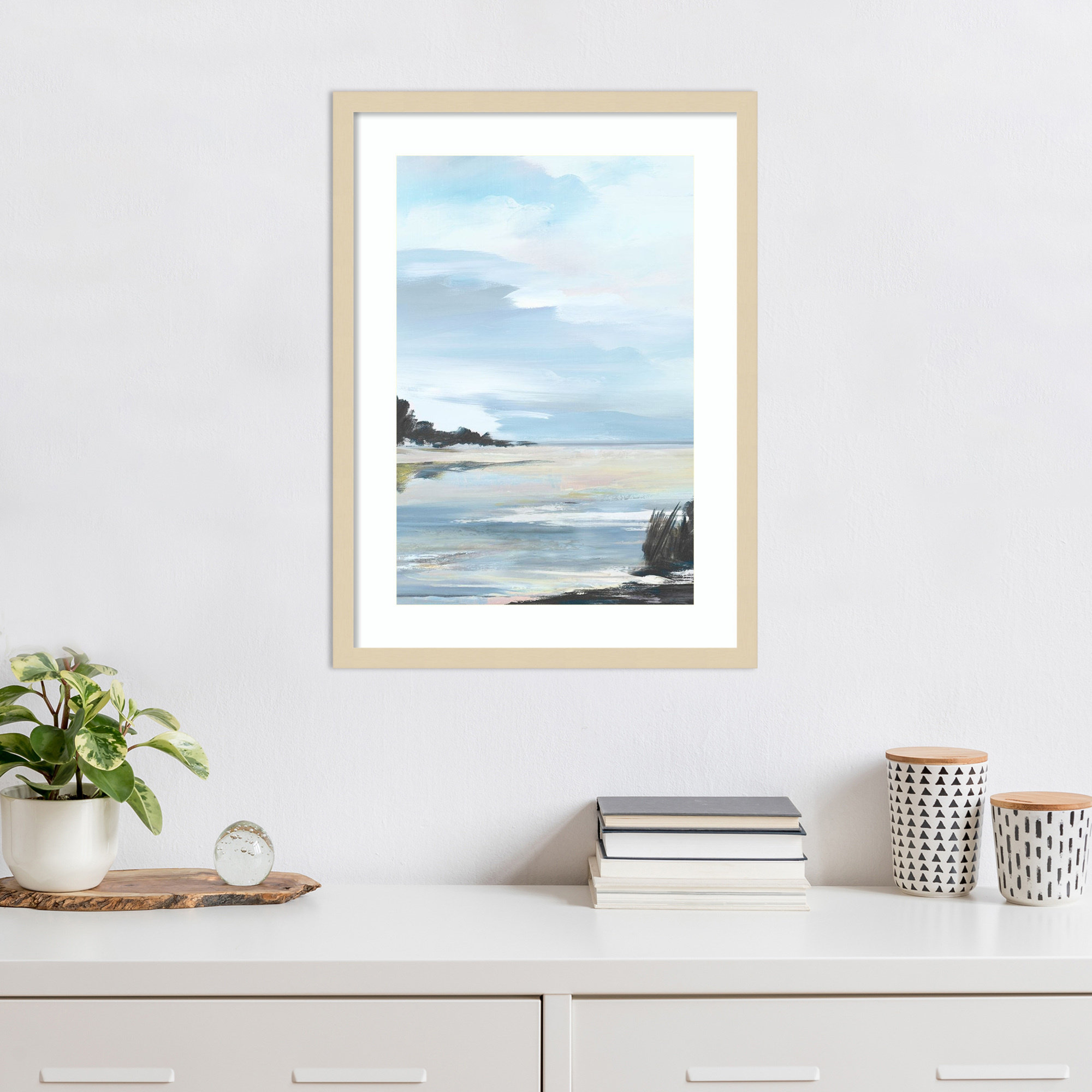 Dovecove Saltwater II by Wood Framed Wall Art Print | Wayfair
