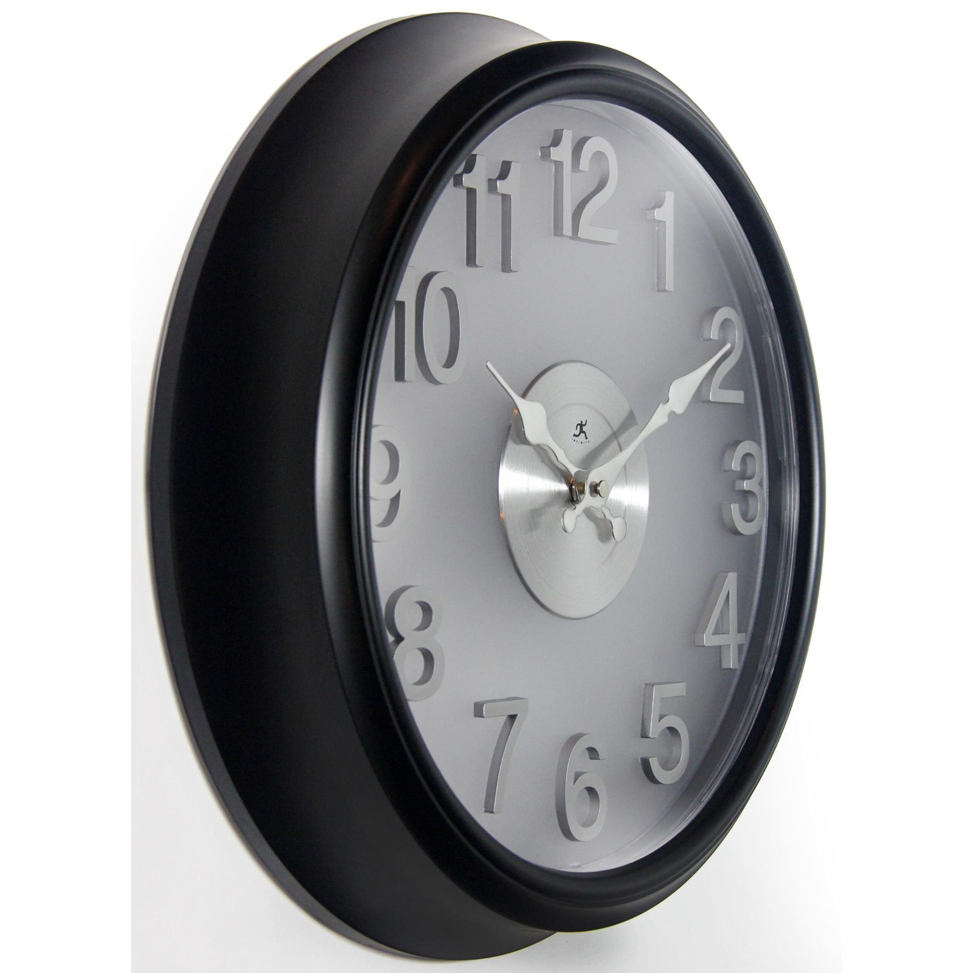 Symple Stuff Modern/Contemporary Round Plastic Wall Clock 15 Inches ...