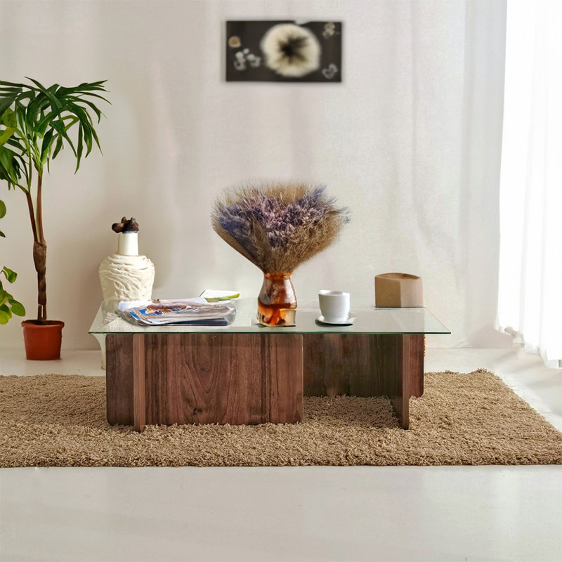 Latitude Run® Luton Frame Coffee Table with Storage | Wayfair