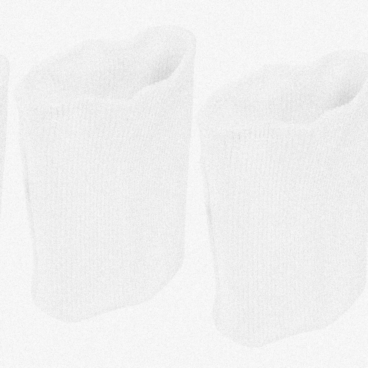 Pacific Funds Pair White Ribbed Leg Opening Cuffs for Sewing | Wayfair