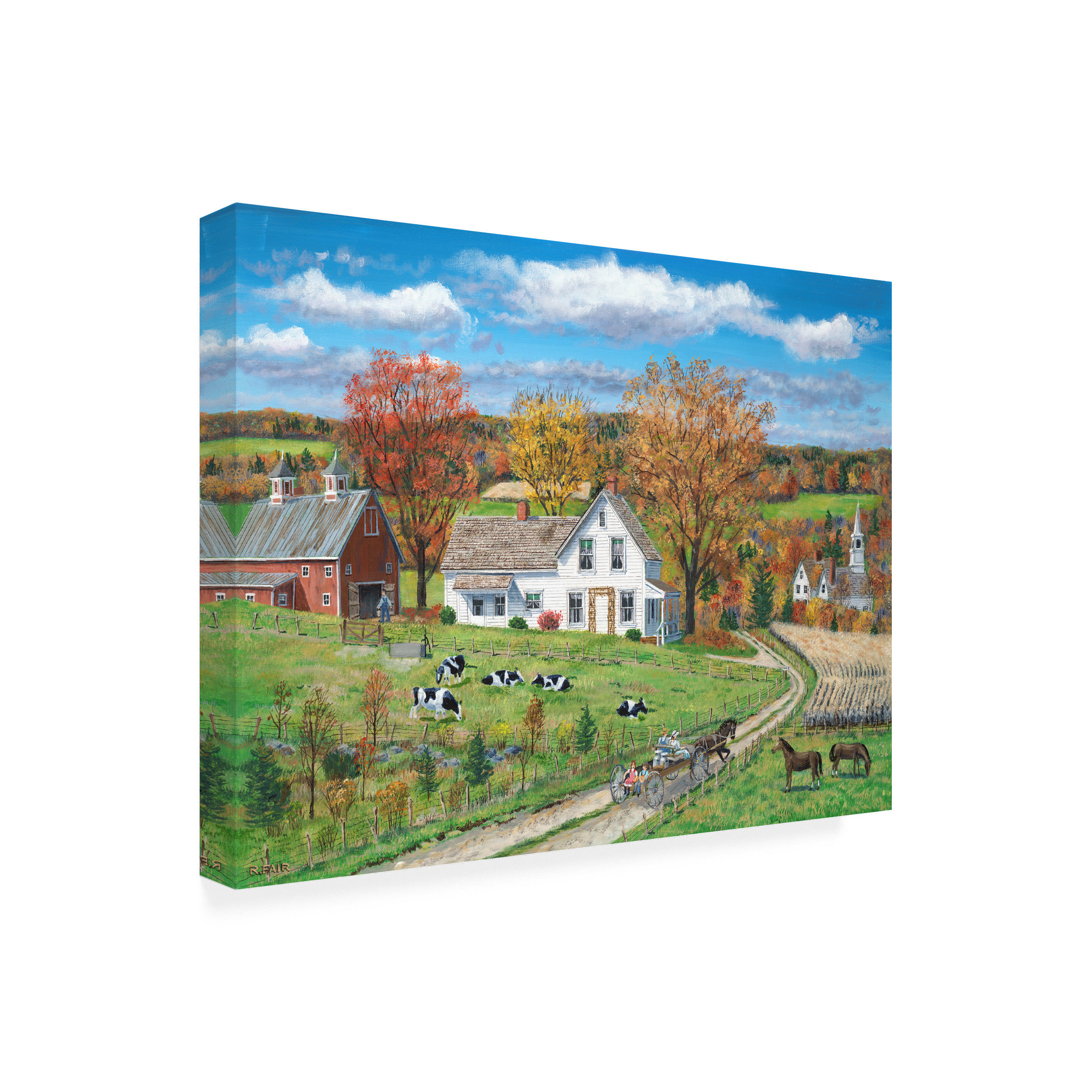 Fleur De Lis Living Selzer Autumn Colors by Bob Fair | Wayfair